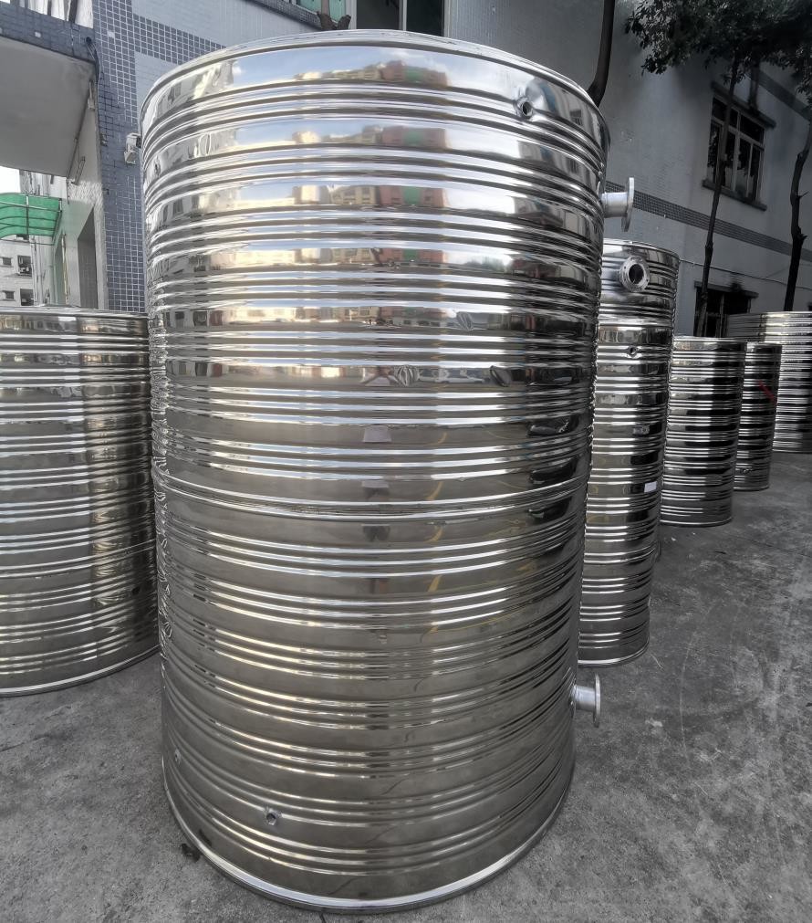 Threaded Insulated vertical stainless steel water tank With 80 degree ...